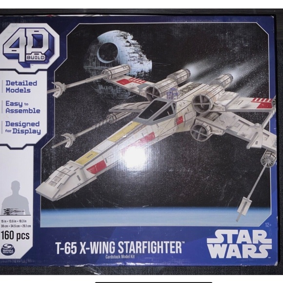 Art | Spin Master 4d Build Star Wars T65 X Wing Starfighter Cardstock ...
